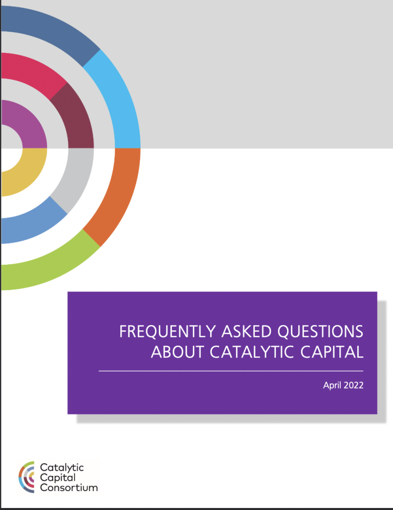 Frequently Asked Questions about Catalytic Capital - Catalytic Capital ...